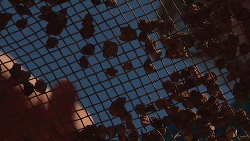 Close-up of a Sifting Screen Stock Footage Video (100% Royalty-free ...