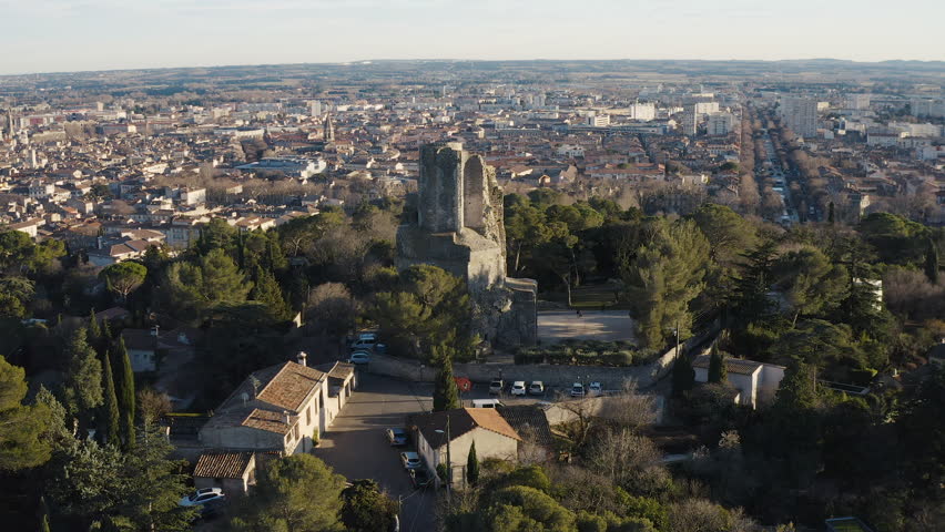 Tour Magne Ruins in Nimes, France image - Free stock photo - Public ...
