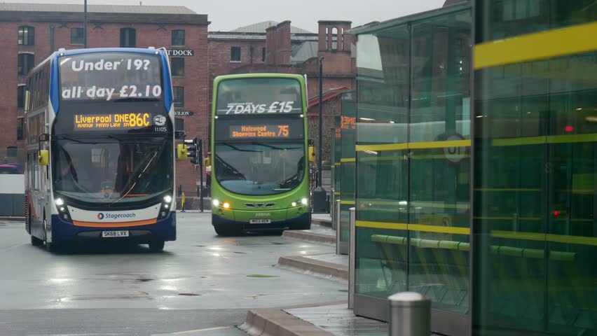16 Liverpool one bus station Stock Video Footage - 4K and HD Video ...
