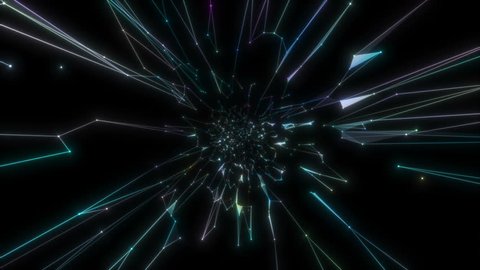 Motion Abstract Technology Concept Background Digital Stock Footage ...