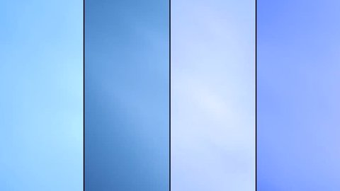 3d render blue room bright white Stock Footage Video (100% Royalty-free ...