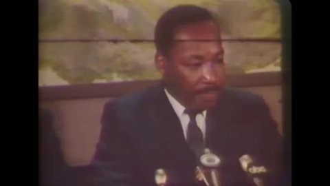 Circa 1968 Interview Press Martin Luther Stock Footage Video (100% ...
