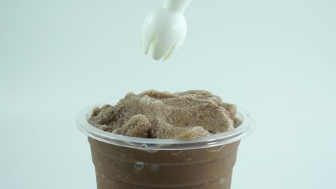 Food Photography Asian Drink Taro Slushie Stock Photo 1584969766 ...