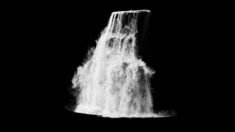 waterfall texture seamless loop 4k isolated Stock Footage Video (100% ...