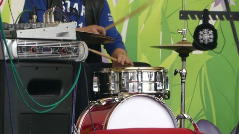 Dinosaur Playing Drums Tyrannosaurus T Rex Stock Vector (Royalty Free ...