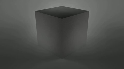 3d Animation Disintegrating Shining Cube Stone Stock Footage Video (100 ...