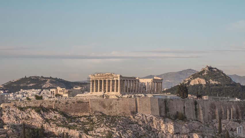 Side of the Parthenon in Athens, Greece image - Free stock photo ...