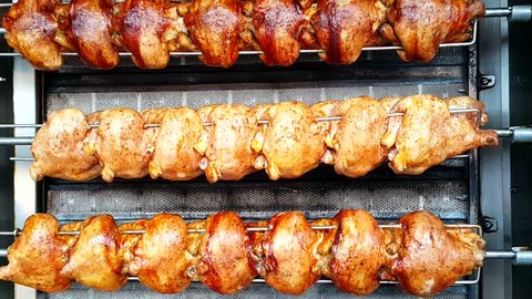 Rotating Chicken Roast Video Art Stock Footage Video (100% Royalty-free ...