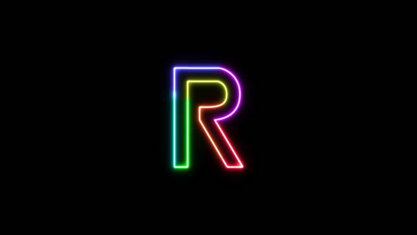 R Rainbow Logo Stock Video Footage - 4K and HD Video Clips | Shutterstock