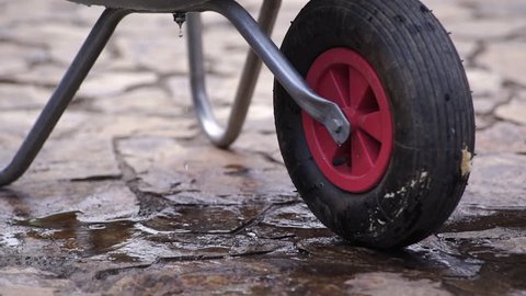 Wheelbarrow Full Water Stock Footage Video (100% Royalty-free ...