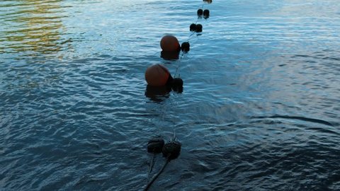 Bobbing Floats Ocean Thailand Krabi Stock Footage Video (100% Royalty ...