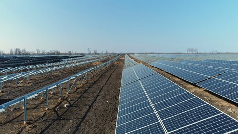 Sections Solar Panels Trench Laid Highvoltage Stock Photo (Edit Now ...