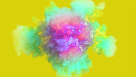 Colored Smoke Explosion 4k Stock Footage Video (100% Royalty-free ...