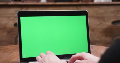 Green Screen Chroma Key Tablet Computer Stock Footage Video (100% ...