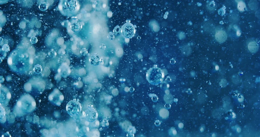 reaction washing powder heavily contaminated water Stock Footage Video ...