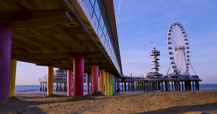 Pier at Scheveningen, Netherlands image - Free stock photo - Public ...