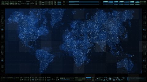 graphic video illustration business global network Stock Footage Video ...