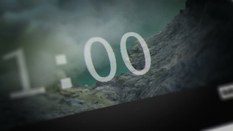 Playback Time Video Player Interface On Stock Footage Video (100% ...