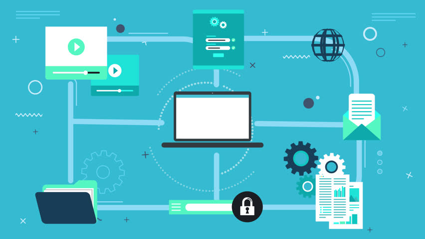 internet marketing seo animation transparent vector Stock Footage Video ...