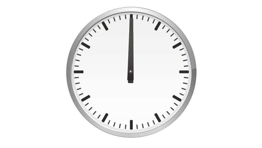 Animated Analog Clock, Time Lapse, Stockvideoklipp (helt royaltyfria ...