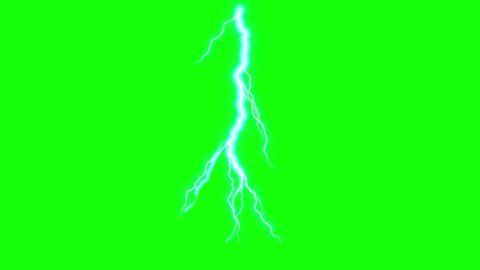 Animated Lightning Thunderbolt Cartoon Thunder On Stock Footage Video ...