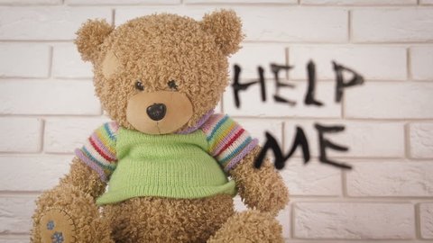 Love Yourself Teddy Bear Hand Drawn Stock Vector (Royalty Free ...