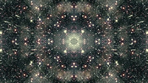 Multidimensional Space Travel Star Field Kaleido Stock Footage Video ...