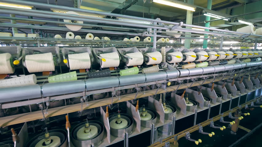 modern textile factory Stock Footage Video (100% Royalty-free) 2032648 ...