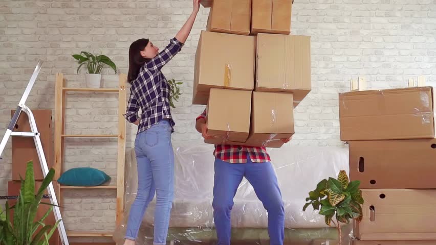 Fale Man Falls with Boxes, Stock Footage Video (100% Royalty-free ...