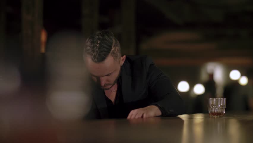 close-up annoying man pestering lonely female Stock Footage Video (100% ...