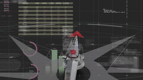 animation showing 3d men observing share Stock Footage Video (100% ...