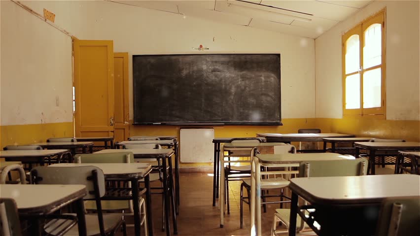 empty classroom poor school altiplano south Stock Footage Video (100% ...