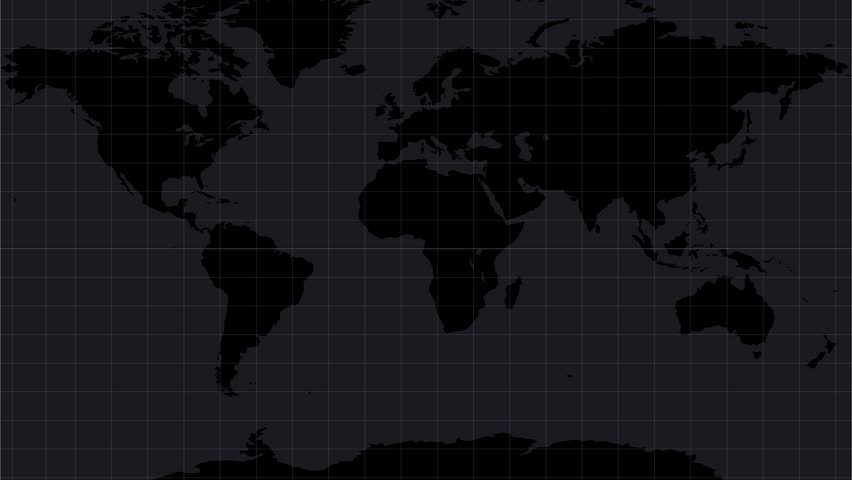 world map danger signs around symbols Stock Footage Video (100% Royalty ...