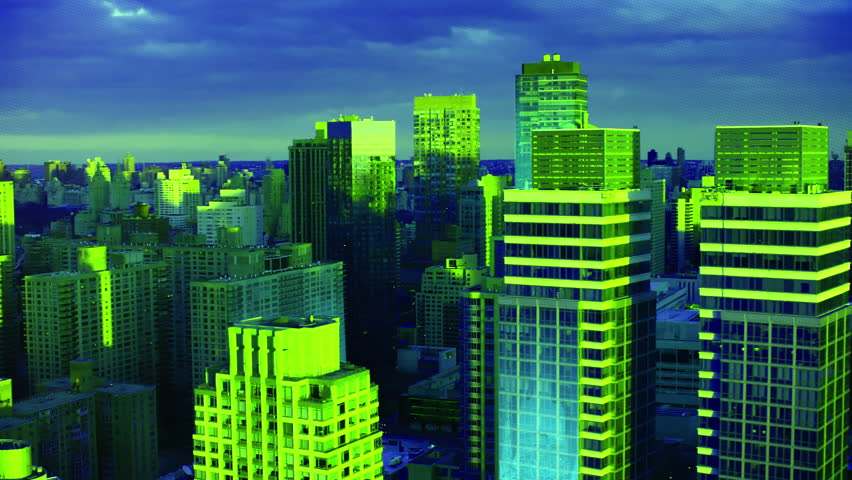 aerial view tech new york city Stock Footage Video (100% Royalty-free ...