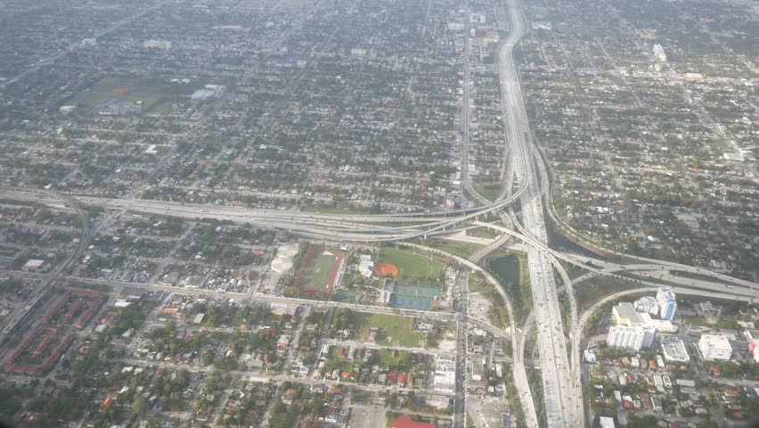 Overhead View of Atlanta, Georgia Stock Footage Video (100% Royalty ...