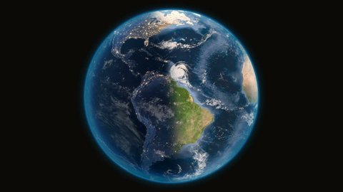 Impressive 360 Degree Rotating Planet Earth Stock Footage Video (100% ...