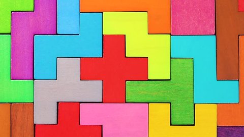 Different Colorful Shapes Wooden Blocks On Stock Photo (Edit Now ...