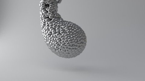 Polygonal Ball Transformed Distorted Display Lines: Video có sẵn (100% ...