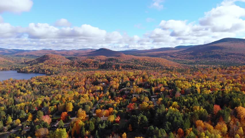 Lake and Mountains landscape in Quebec, Canada image - Free stock photo ...