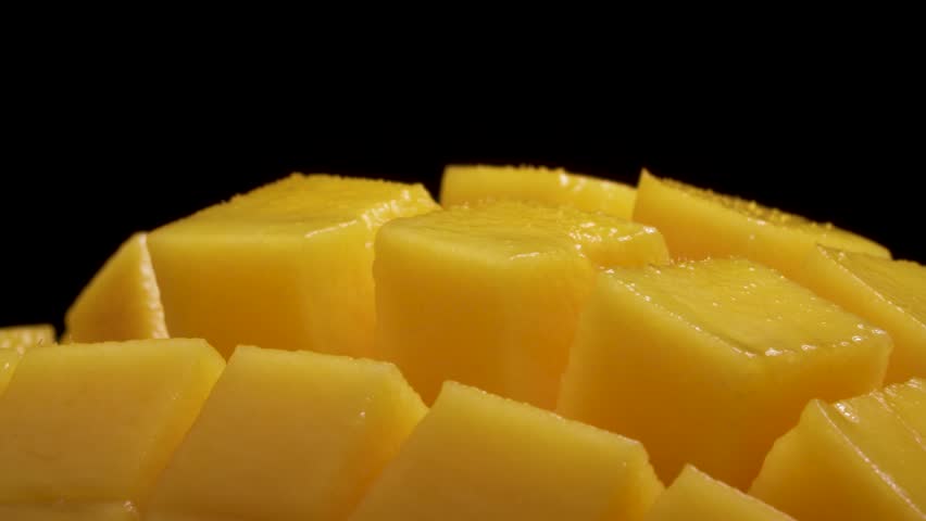 Macro Shooting of a Mango Stock Footage Video (100% Royalty-free ...