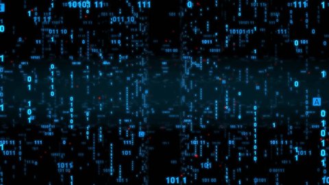 Digital Fly Binary Code Background Loop Stock Footage Video (100% Royalty-free) 1026921467 ...