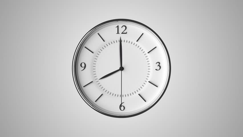 Large Clock 3d Animation Stock Footage Video (100% Royalty-free ...