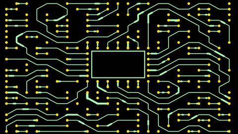 Circuit Board Animations Modern Full Hd Stock Footage Video (100% ...