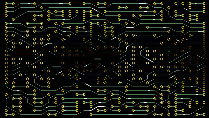 high quality circuit board animation lines Stock Footage Video (100% ...