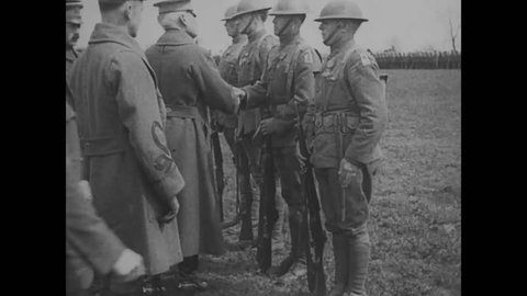 2 306th machine gun battalion Stock Video Footage - 4K and HD Video ...