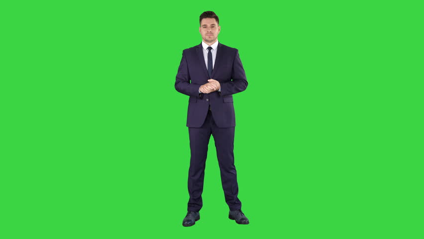 Presenter Green Screen Stock Footage ~ Royalty Free Stock Videos | Pond5