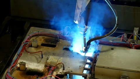 Fuel Rod Being Inserted Reactor Vessel Stock Footage Video (100% ...