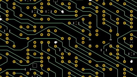 Circuit Board Animations Modern Full Hd Stock Footage Video (100% ...