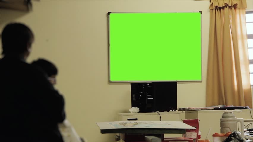 board room green screen classroom interior Stock Footage Video (100% ...