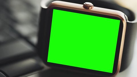 Footage Modern Smart Watches Green Screen Stock Footage Video (100% ...